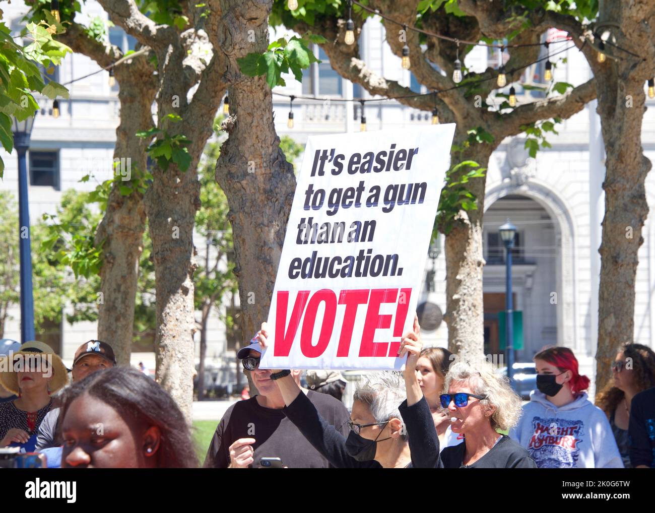 Usa gun control protest hi-res stock photography and images - Alamy