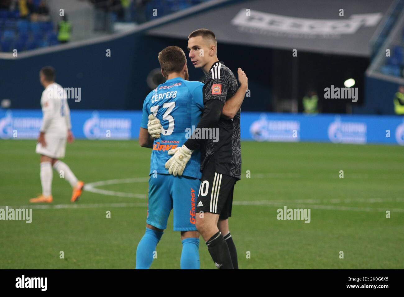 St. Petersburg, Russia. 11th Sep, 2022. Ivan Sergeev (No.33) of Zenit ...