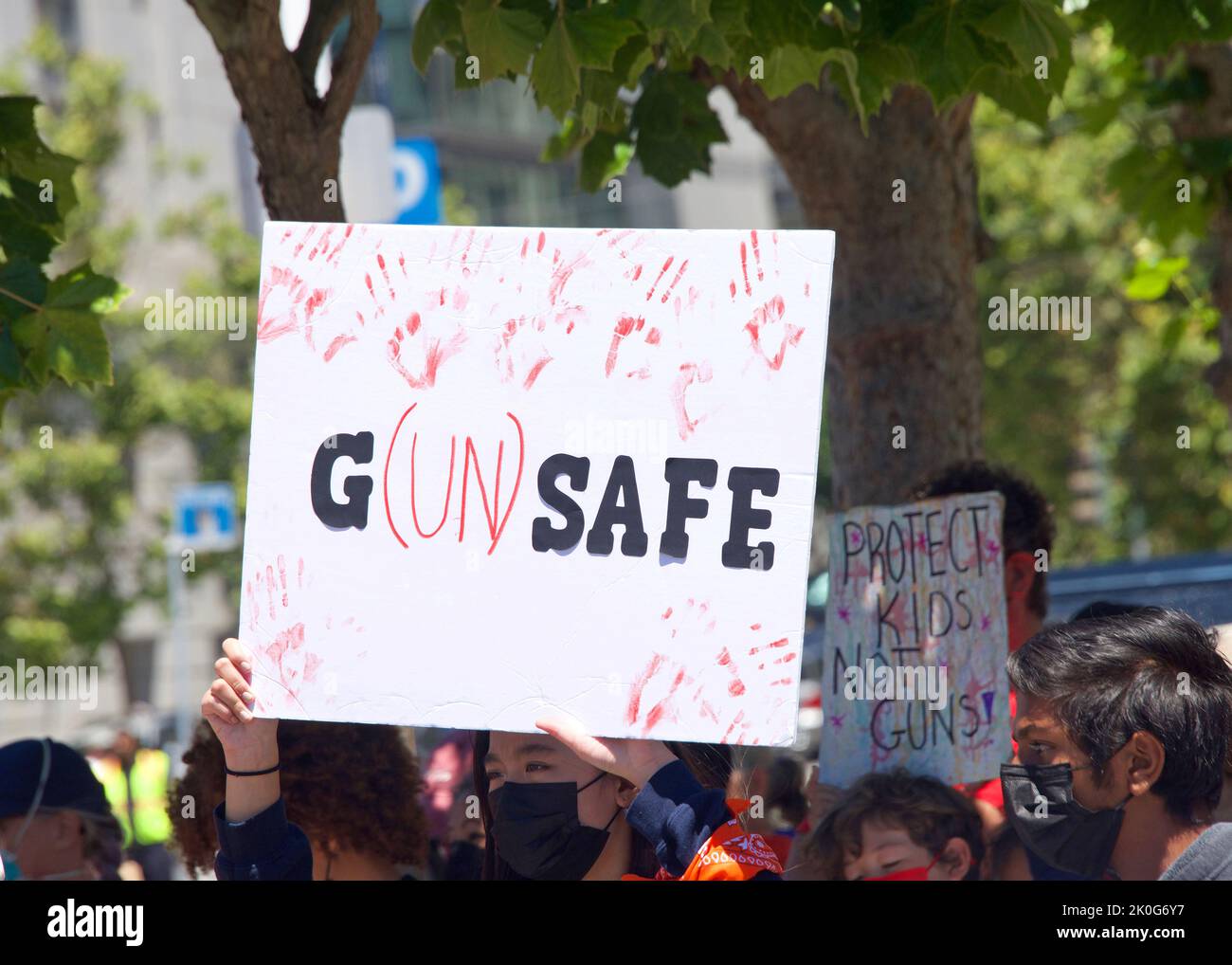 San Francisco, CA - June 4, 2022: Stop Gun Violence Protest ...