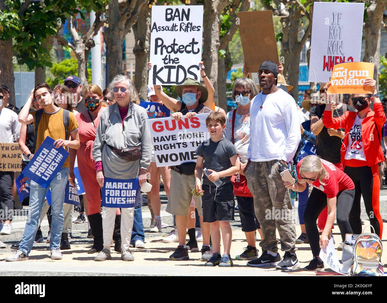 San Francisco, CA - June 4, 2022: Stop Gun Violence Protest ...