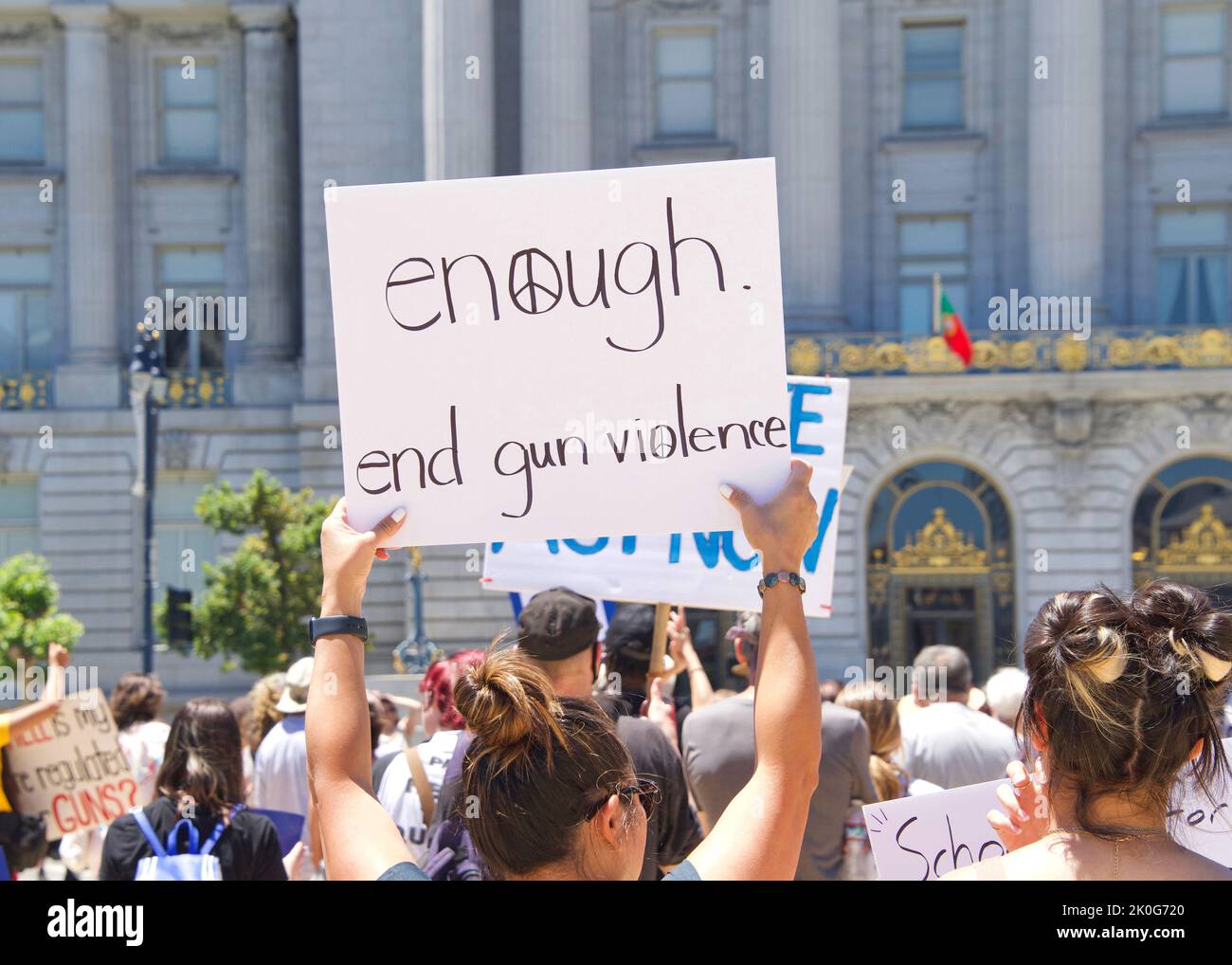 San Francisco, CA - June 4, 2022: Stop Gun Violence Protest ...