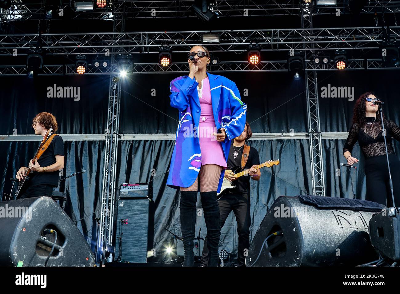 Kimberly Rose Kitson-Mills aka Kimberose perform during the Fete de l ...