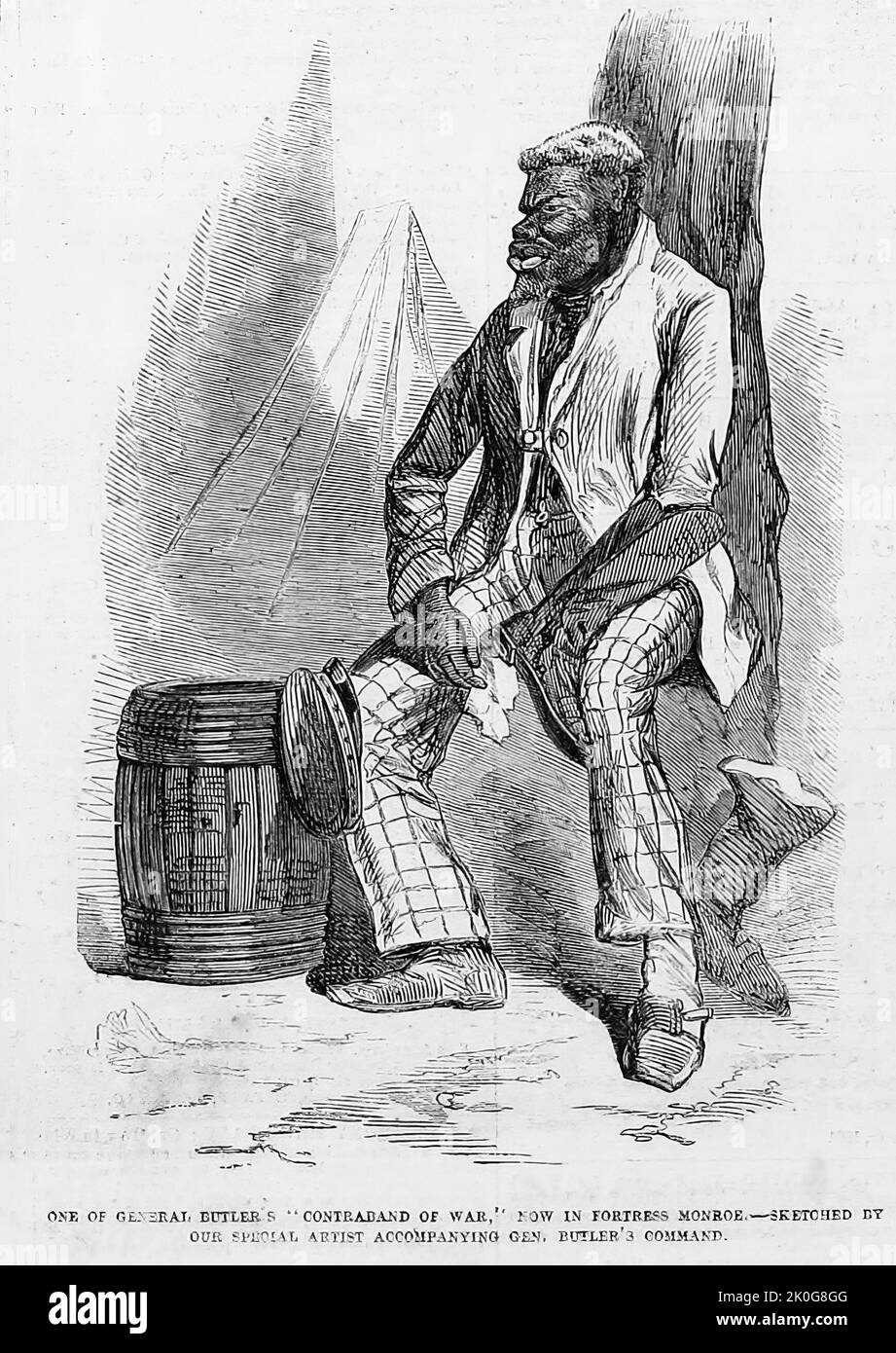 One of General Benjamin Butler's "Contraband of War," now in Fort ...