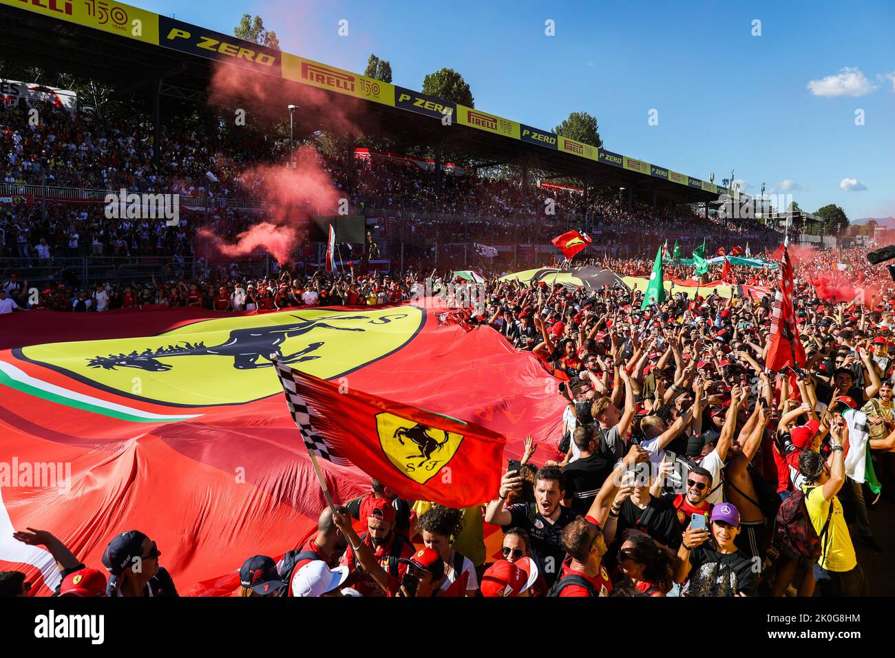 Monza, Italy. 11th Sep, 2022. spectators, fans, crowd, foule, fans ...