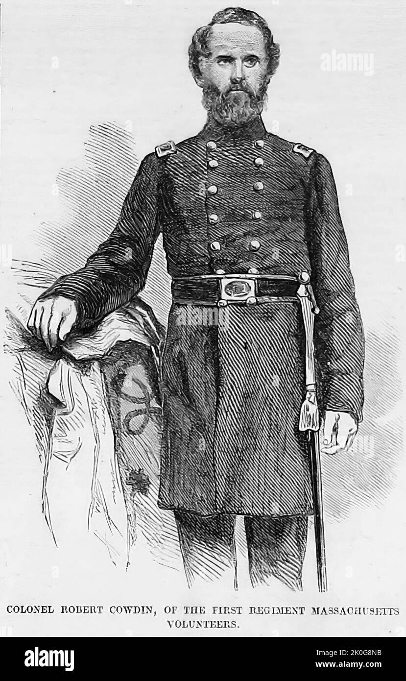 Portrait of Colonel Robert Cowdin, of the First Regiment Massachusetts ...