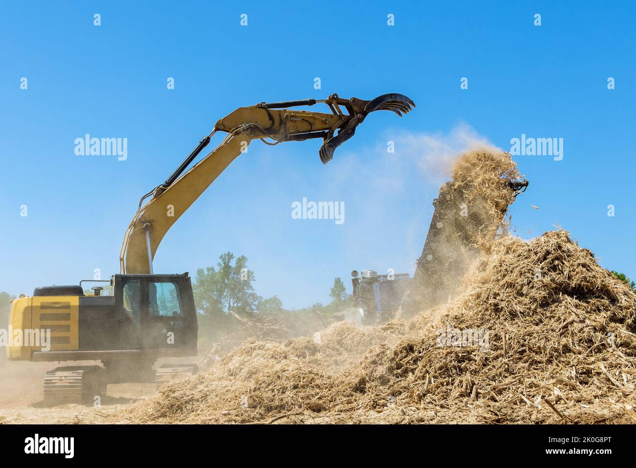 This is a piece of land that is being prepared for the building of a ...