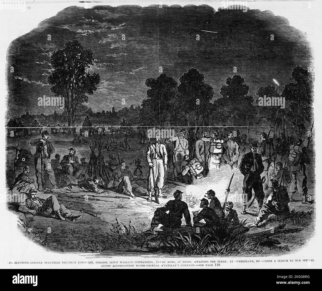 The Eleventh Indiana Volunteer Regiment (Zouaves), Colonel Lewis ...