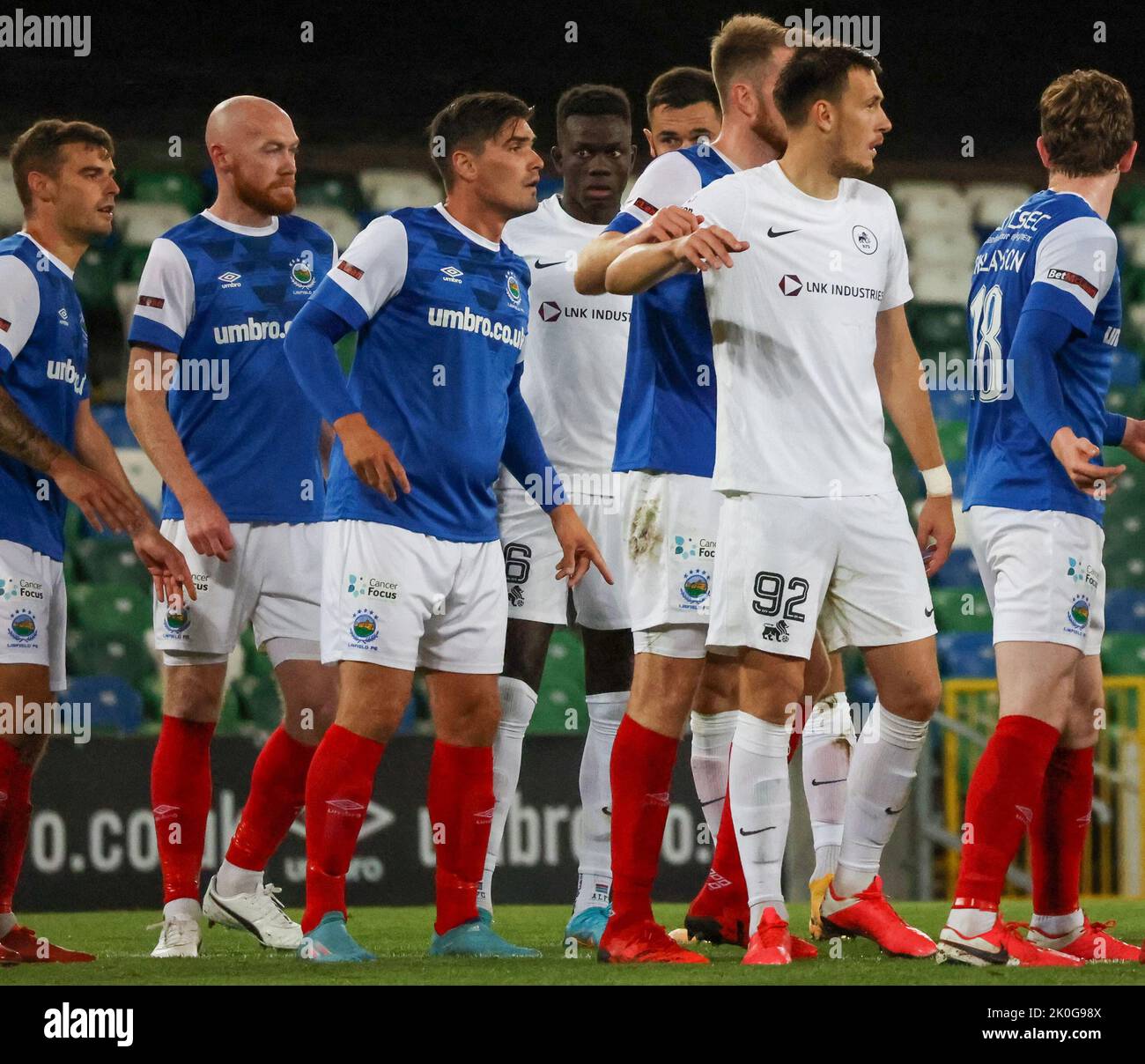 Windsor Park, Belfast, Northern Ireland, UK. 25 Aug 2022. UEFA Europa ...