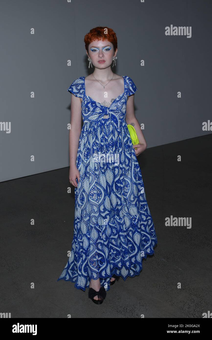 New York, USA. 11th Sep, 2022. Lachlan Watson attends the Badgley Mischka Spring 2023 Runway ...