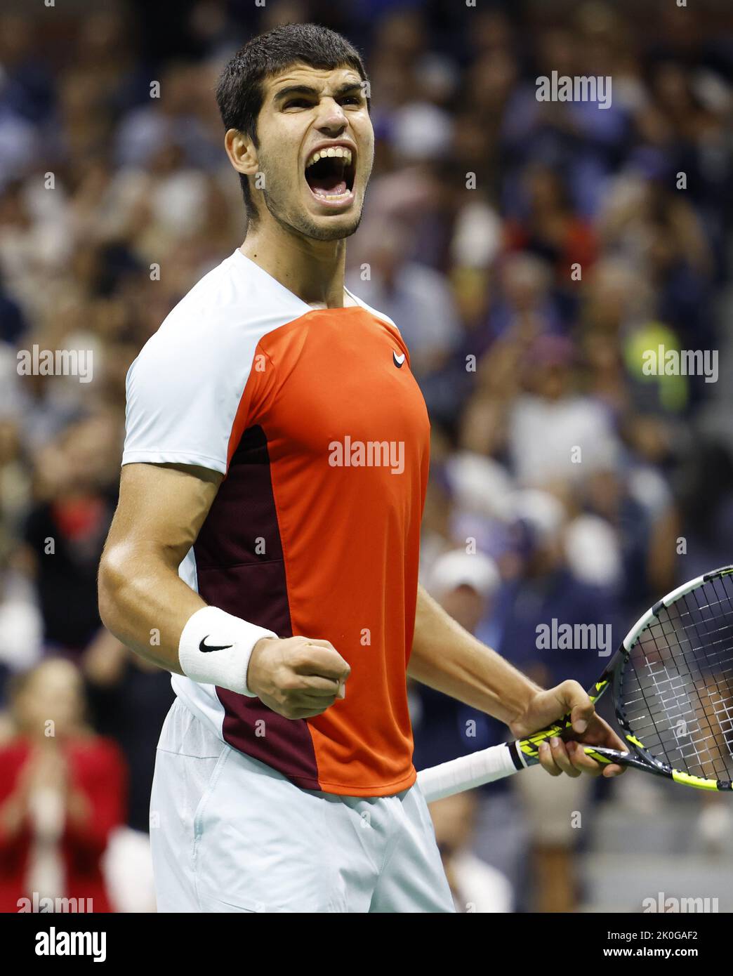 Flushing Meadow, United States. 11th Sep, 2022. Carlos Alcaraz of Spain ...