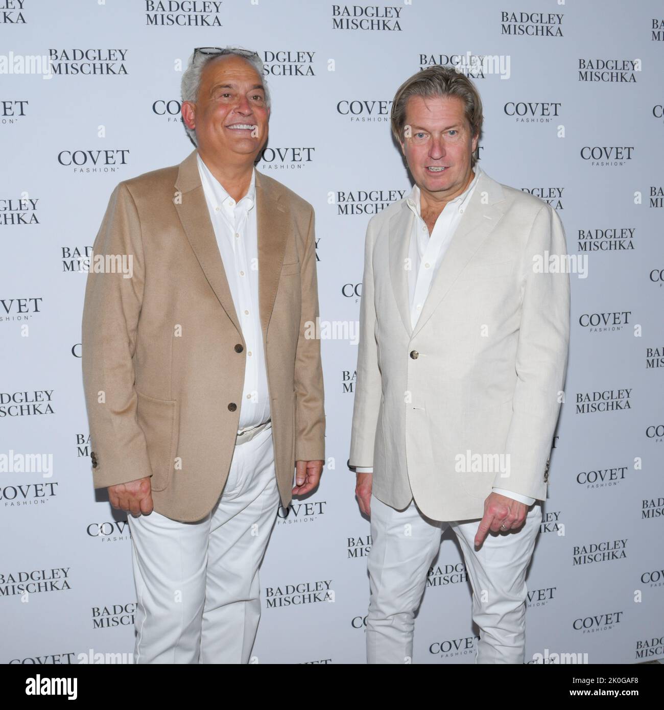 Mark Badgley and James Mischka attend the Badgley Mischka Spring 2023 ...