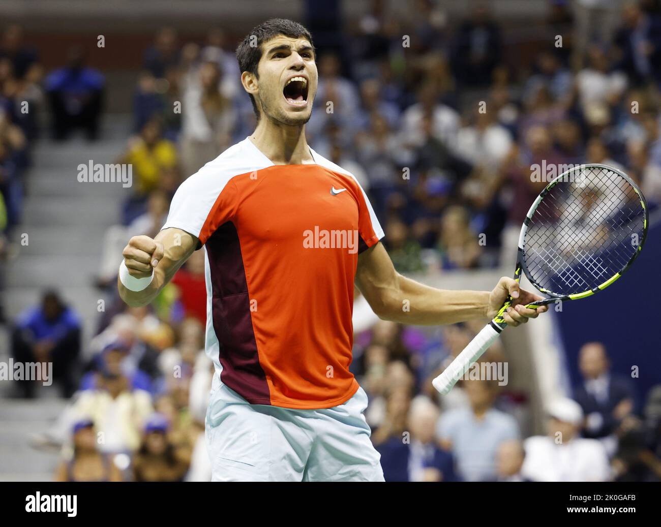 Flushing Meadow, United States. 11th Sep, 2022. Carlos Alcaraz of Spain ...