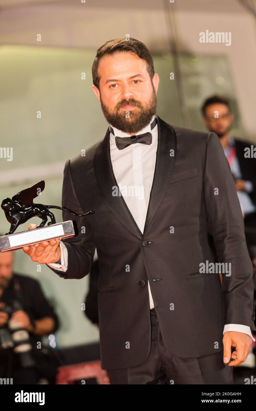 VENICE, ITALY. September 10, 2022: Houman Seyyedi at the Award Winners ...