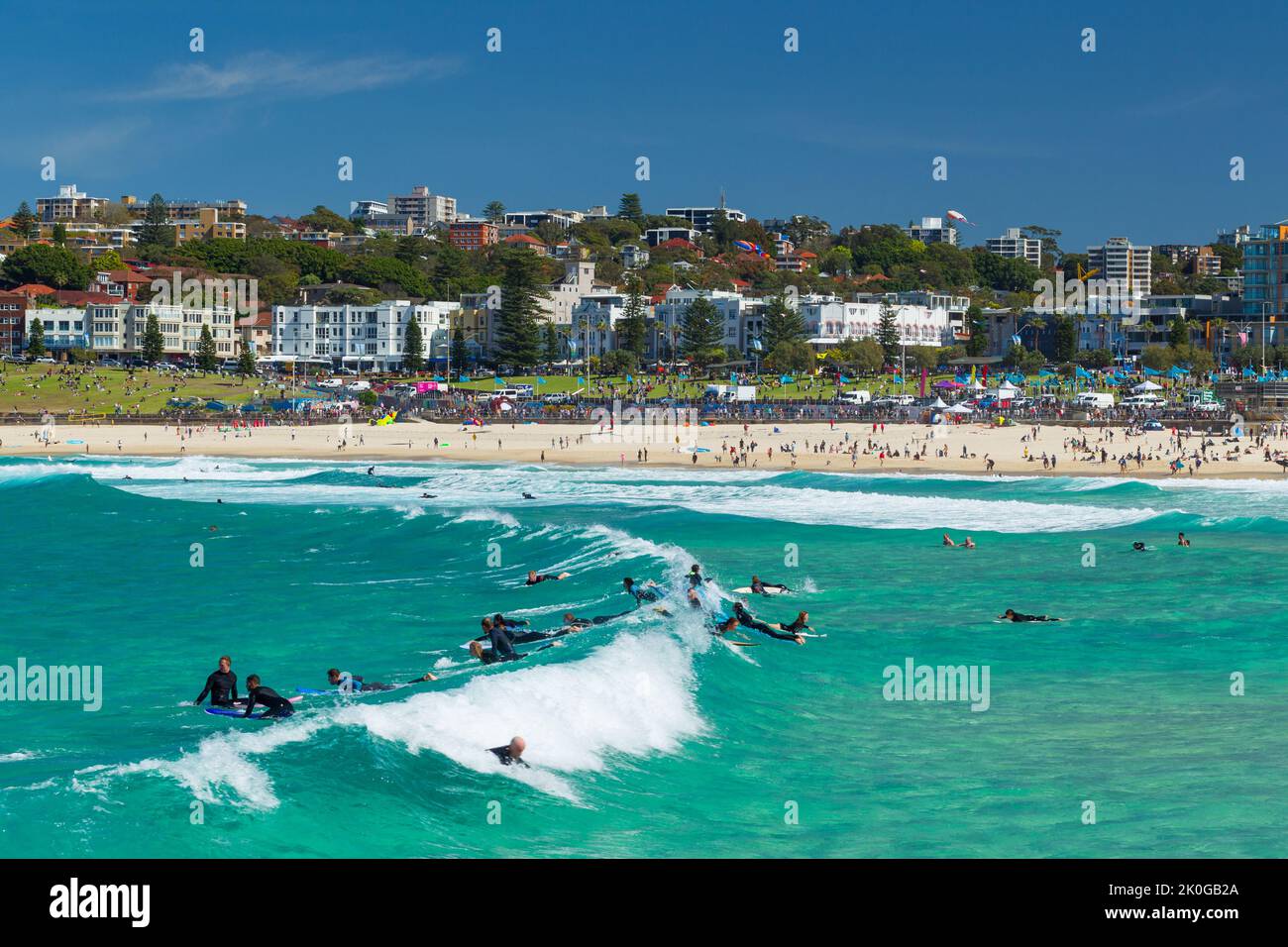 Surfers at Bondi Beach in Sydney, NSW, Australia Stock Photo - Alamy