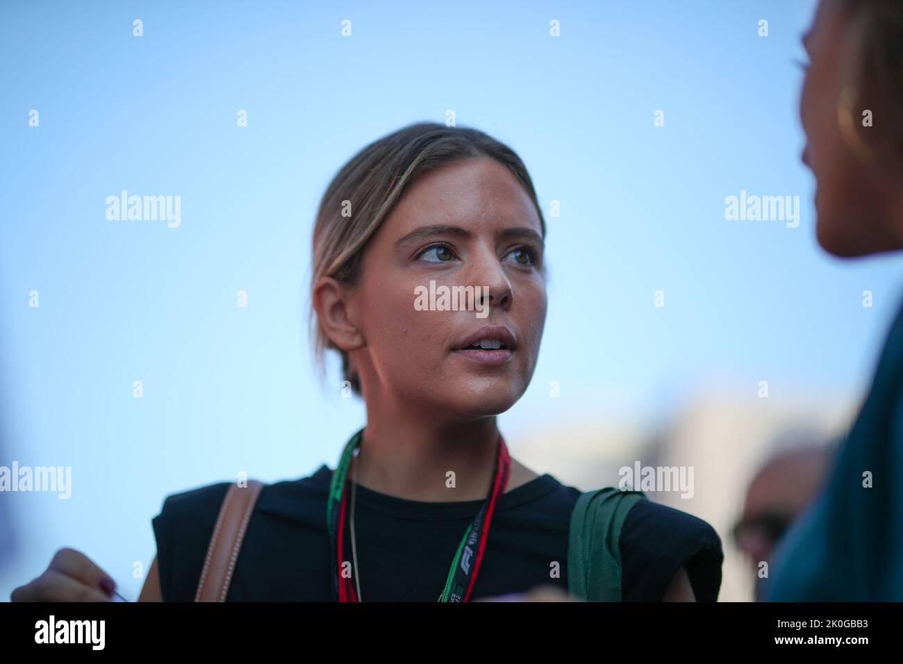 Isabel Hernáez, Girlfriend of Carlos Sainz, Ferrari F1 Team during the ...