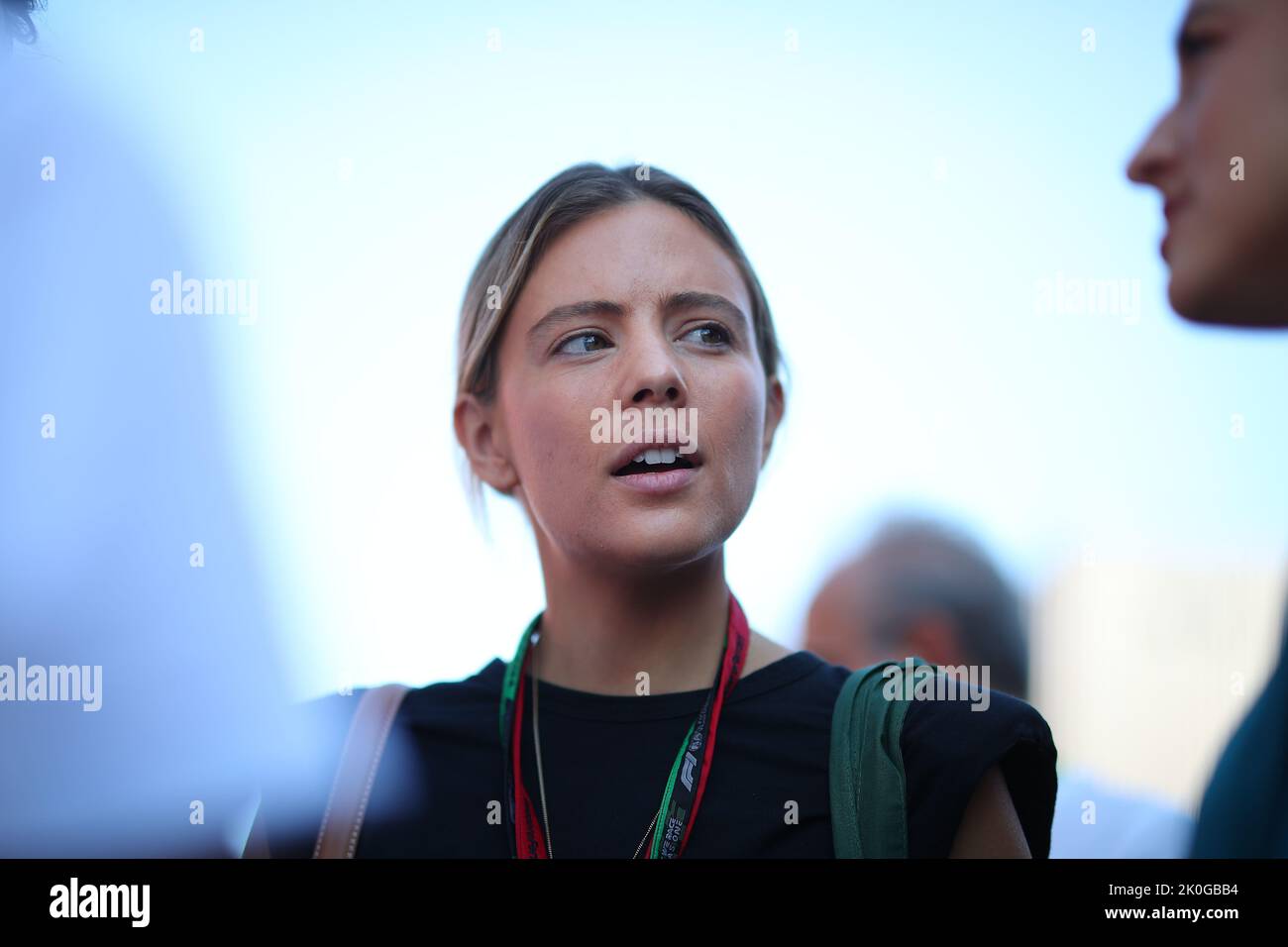 Monza, Italy. 27th Jan, 2022. Isabel Hernáez, Girlfriend of Carlos ...