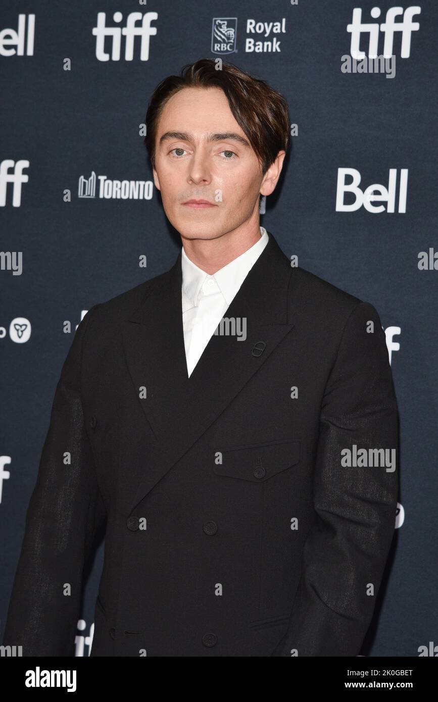 David Dawson arrives at the premiere of My Policeman during the 2022 ...