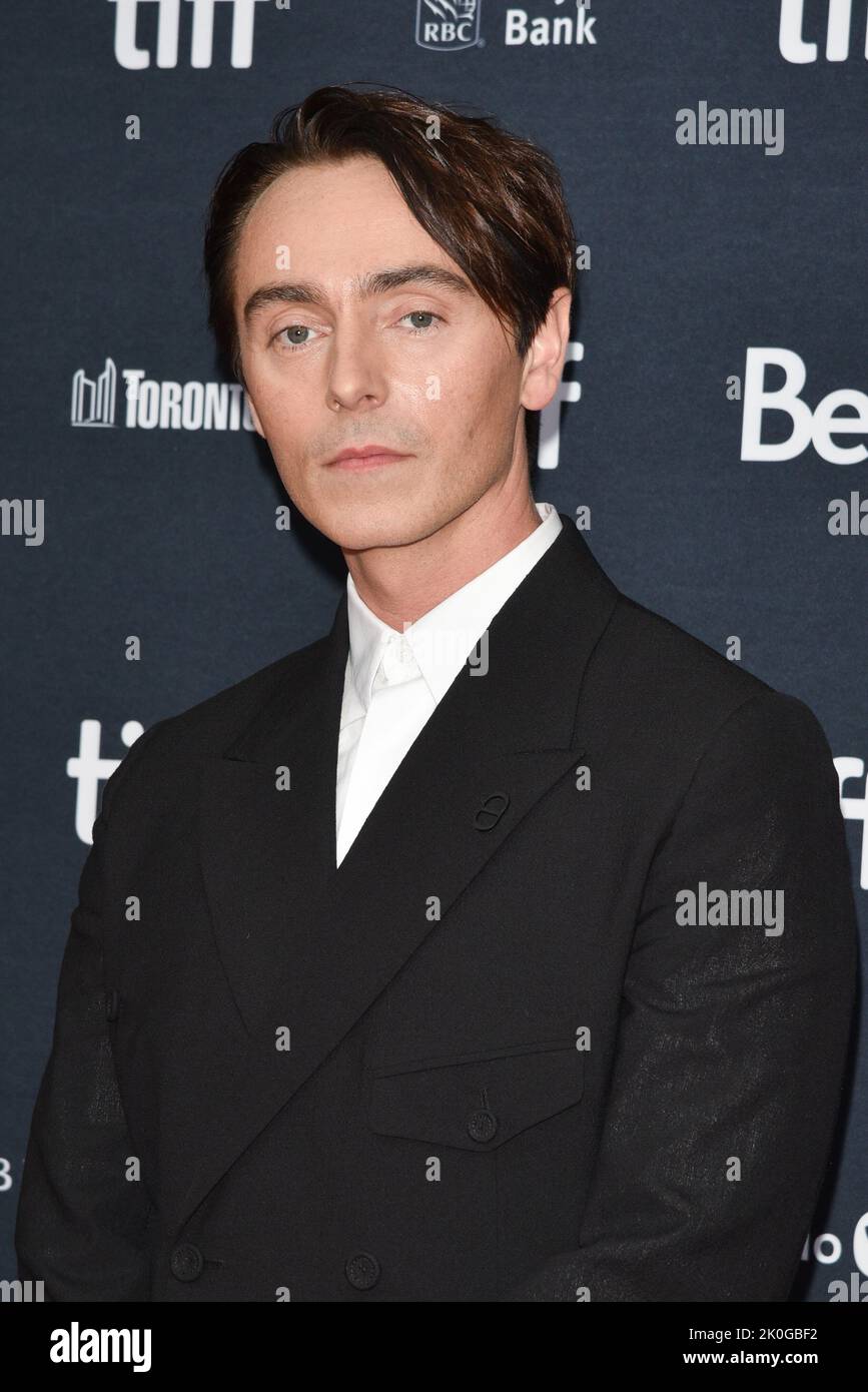 David Dawson arrives at the premiere of My Policeman during the 2022 ...