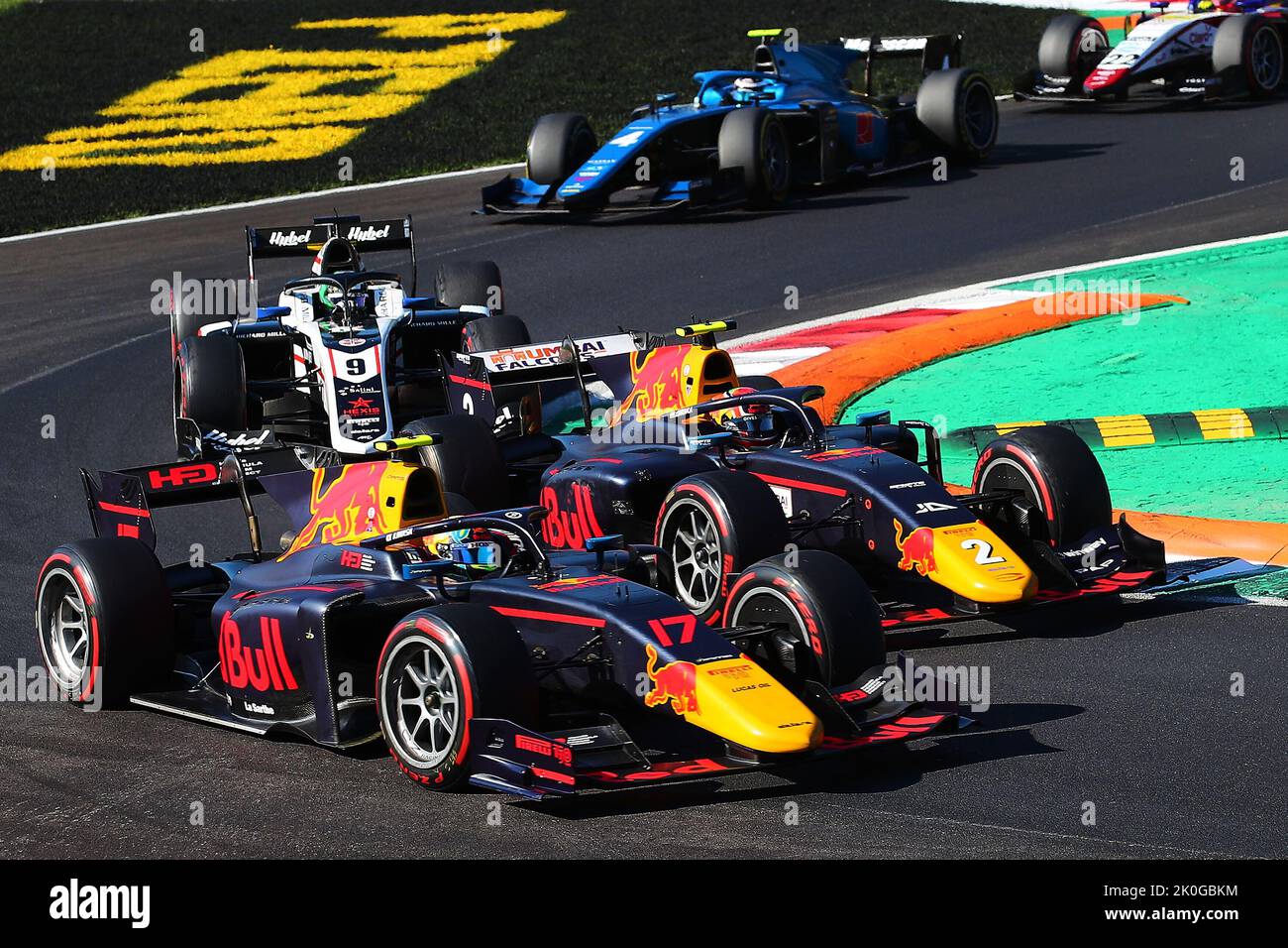 17 IWASA Ayumu (jpn), DAMS, Dallara F2, action and 02 DARUVALA Jehan ...