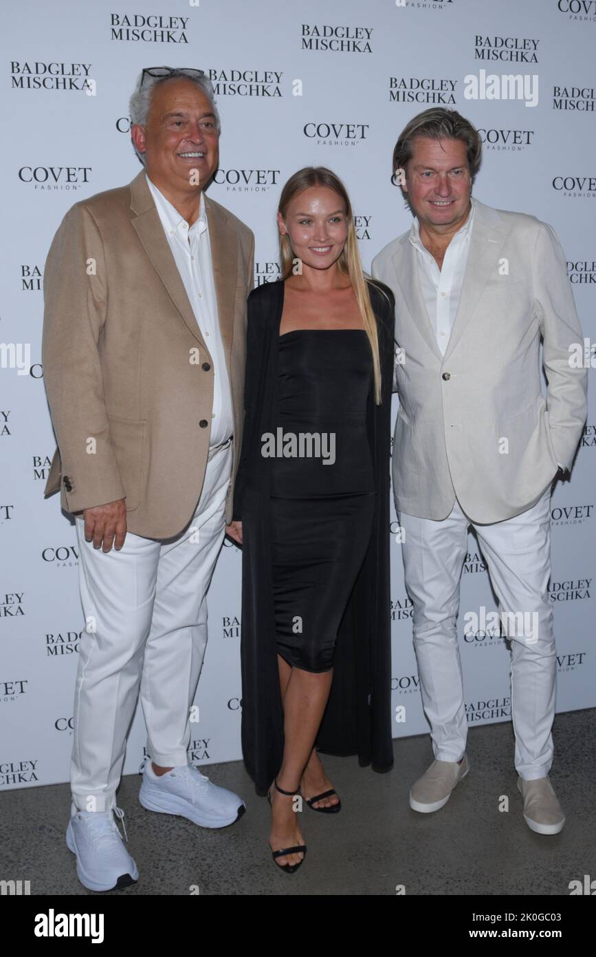 Mark Badgley, O'hara Fottrell, and James Mischka attend the Badgley ...