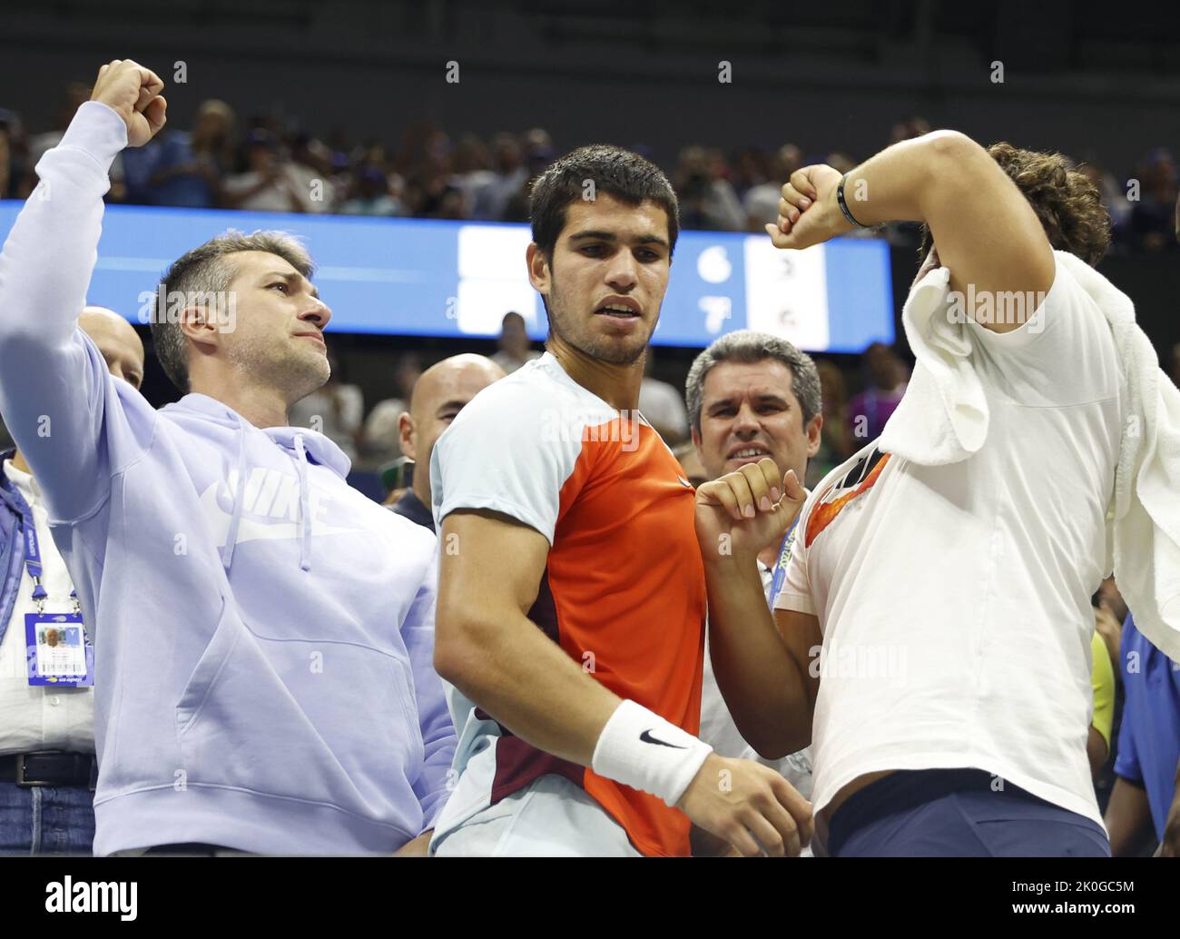 Flushing Meadow, United States. 11th Sep, 2022. Carlos Alcaraz of Spain ...