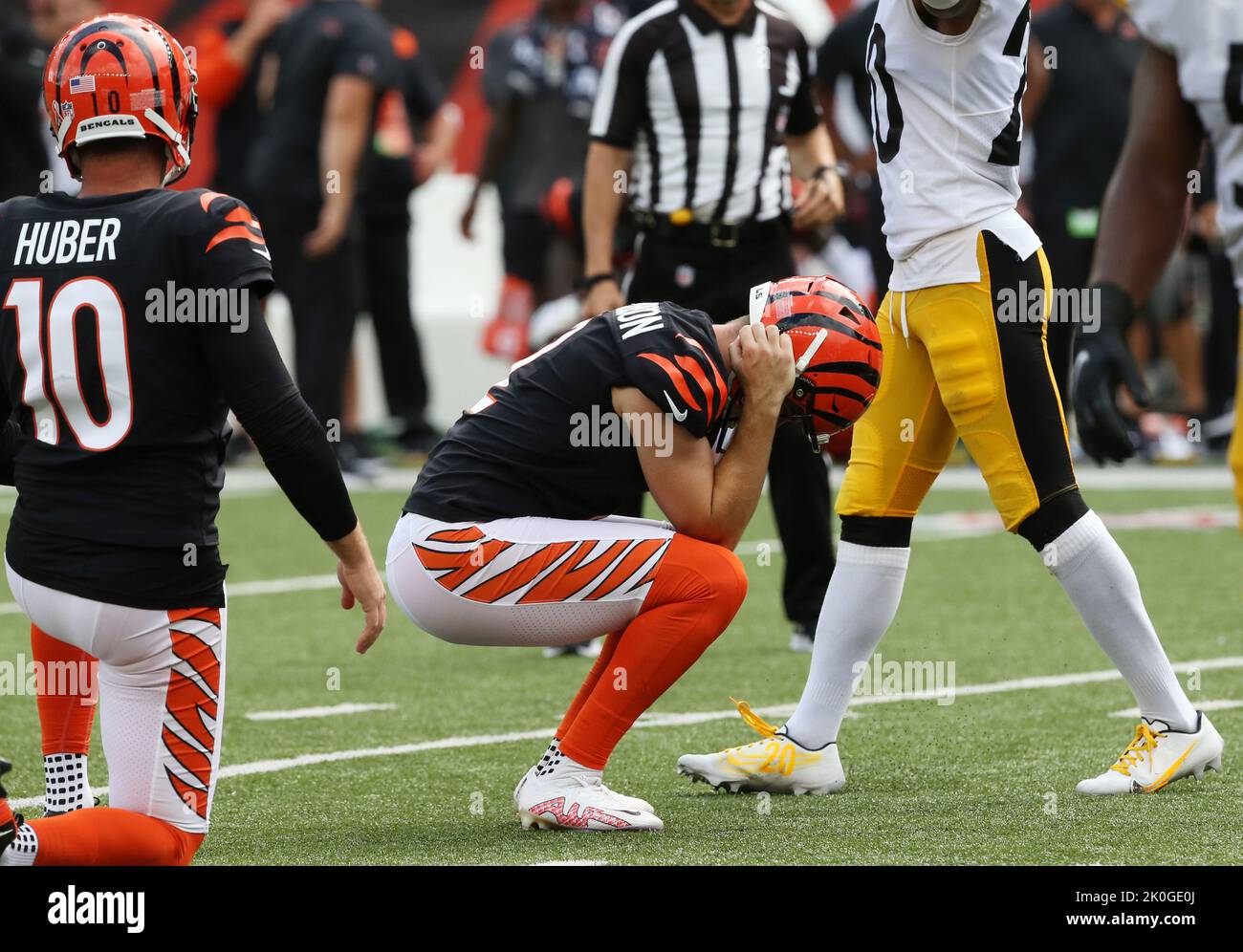 Cincinnati, United States. 11th Sep, 2022. Cincinnati Bengals kicker ...