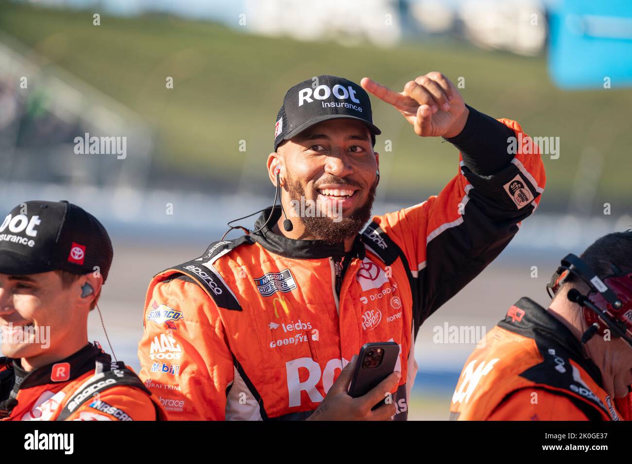 Kansas City, KC, USA. 9th July, 2022. Bubba Wallace wins for the ...