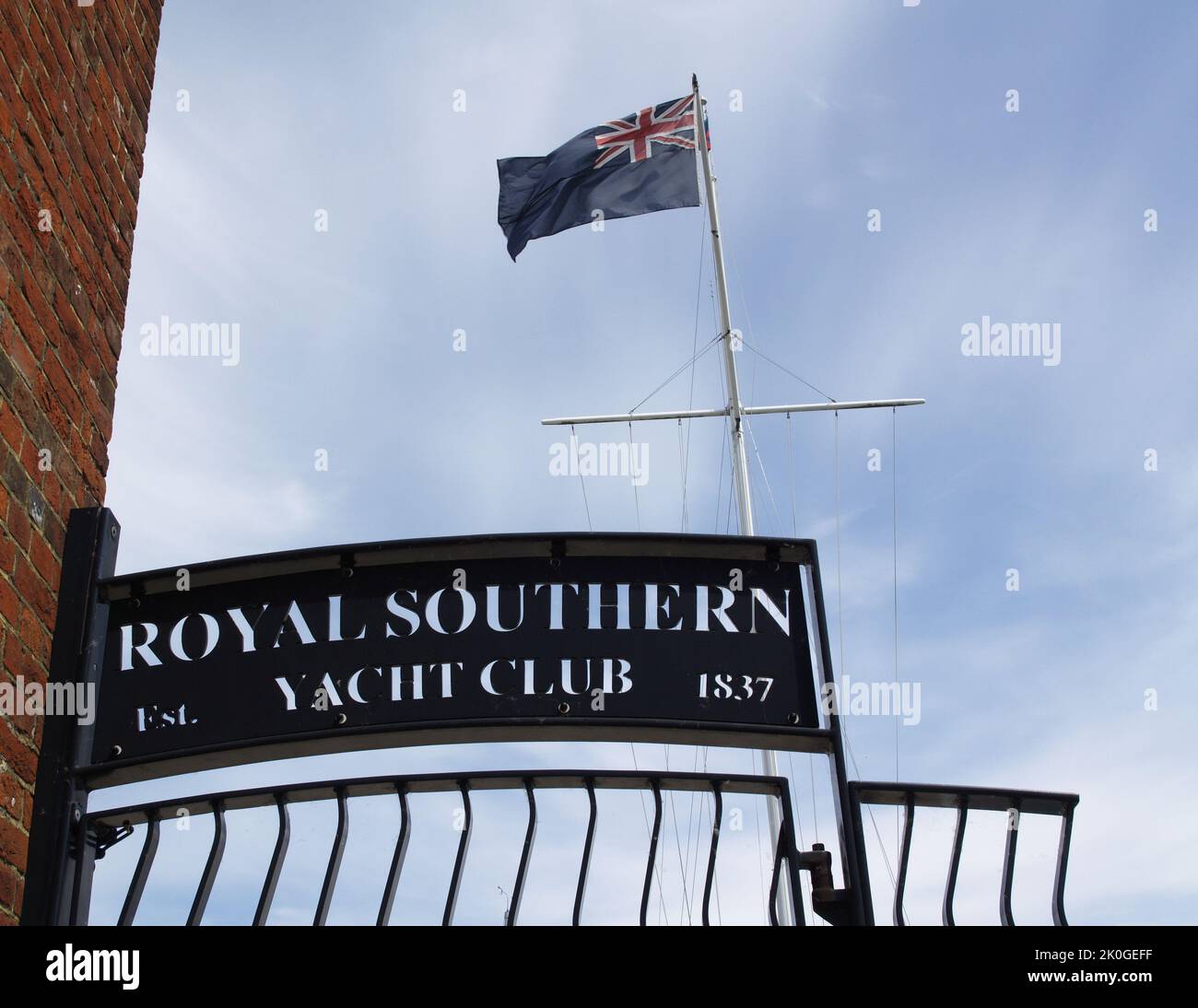 Royal Southern Yacht Club, Hamble-Le-rice, Hampshire, England, UK Stock ...