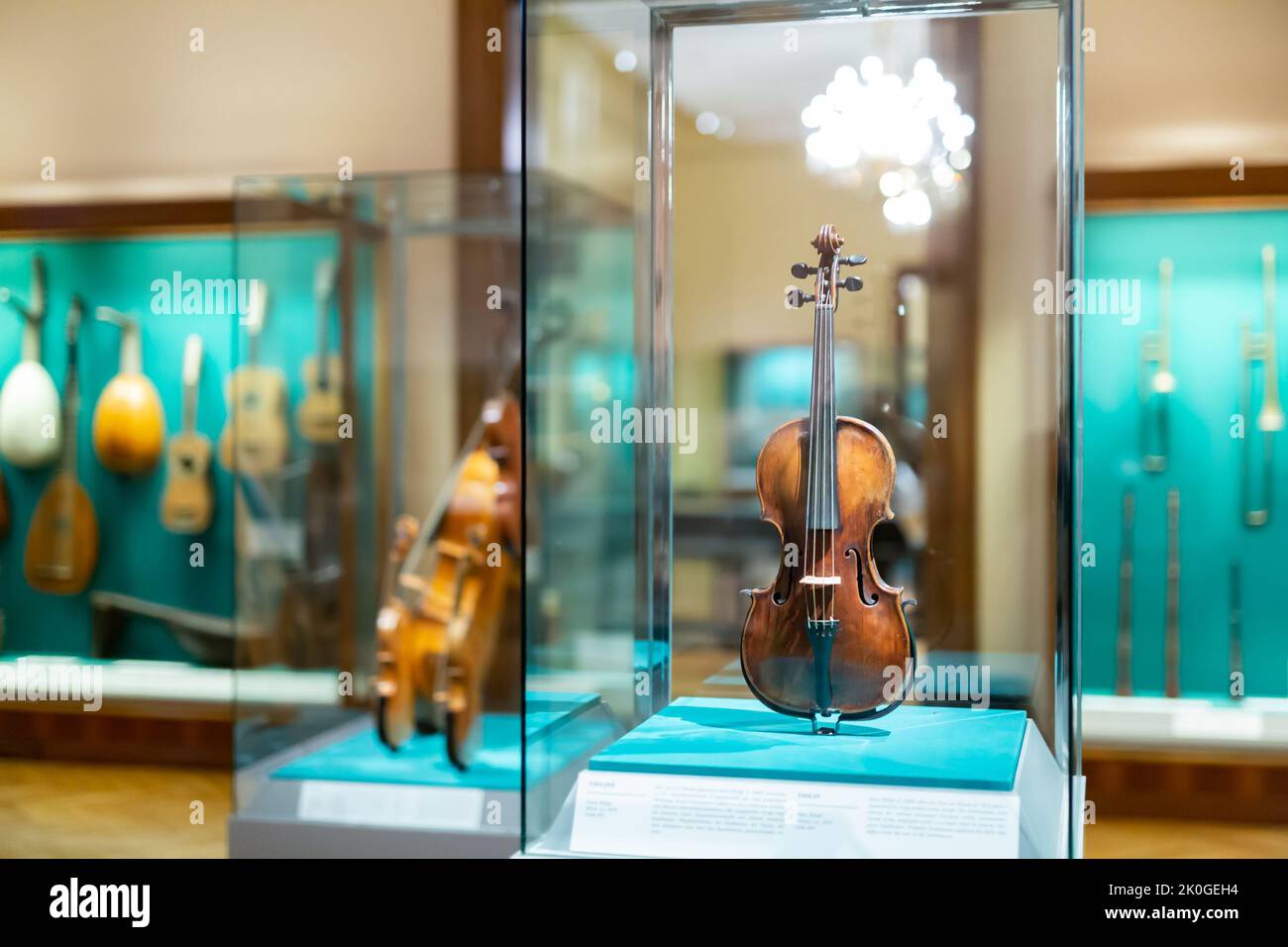 VIENNA, AUSTRIA, WELTMUSEUM WIEN - JANUARY 29, 2022: Musical ...