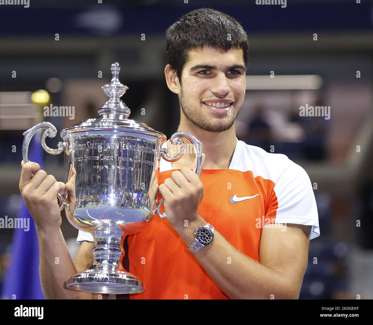 Flushing Meadow, United States. 11th Sep, 2022. Carlos Alcaraz of Spain ...