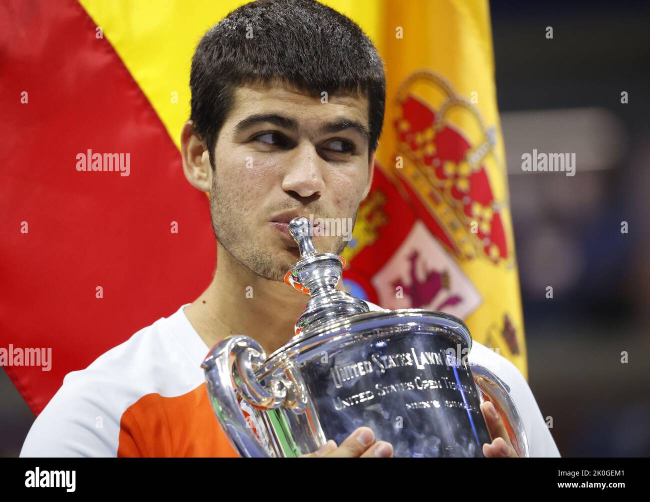 Flushing Meadow, United States. 11th Sep, 2022. Carlos Alcaraz of Spain ...