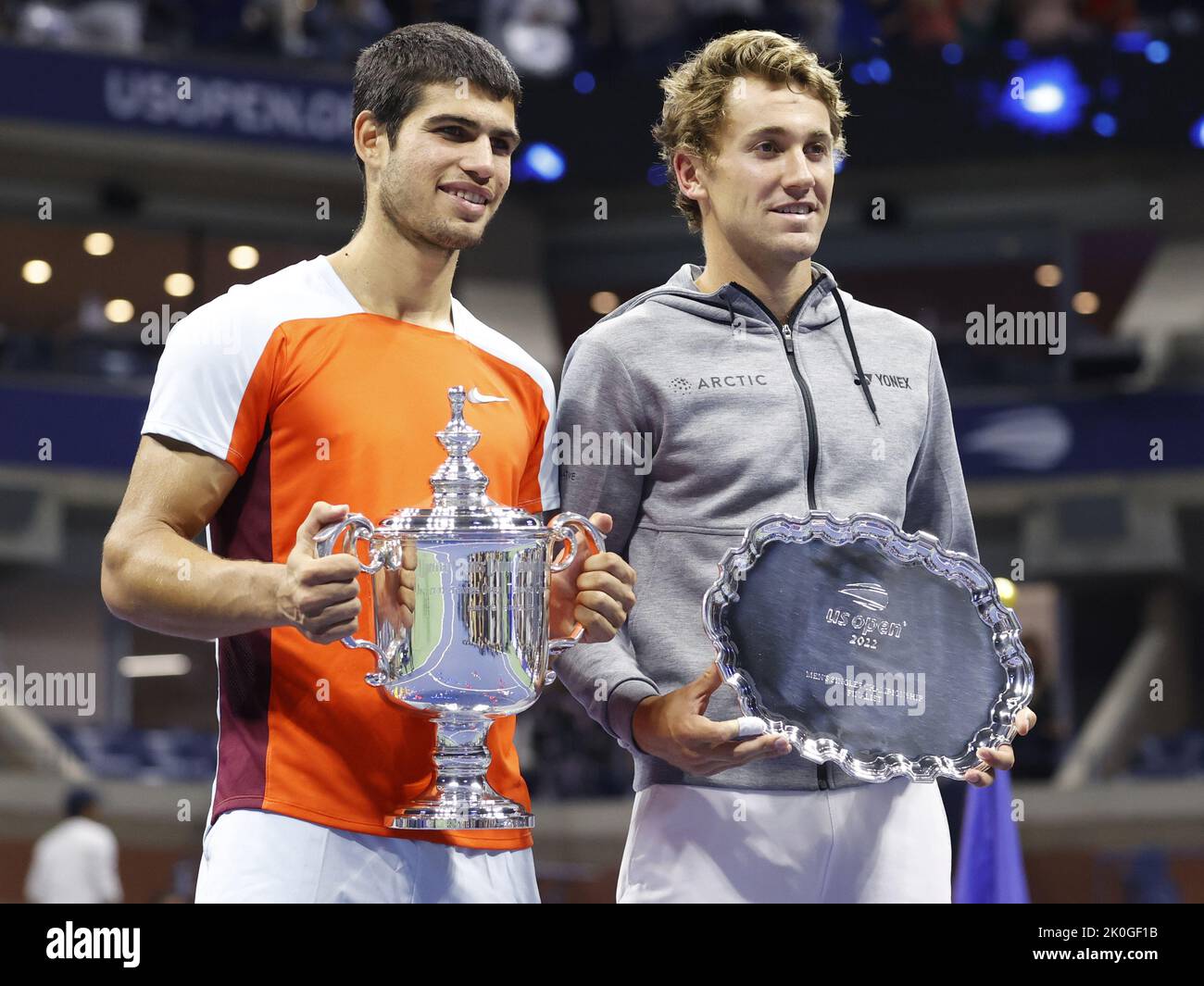 Flushing Meadow, United States. 11th Sep, 2022. Carlos Alcaraz of Spain ...