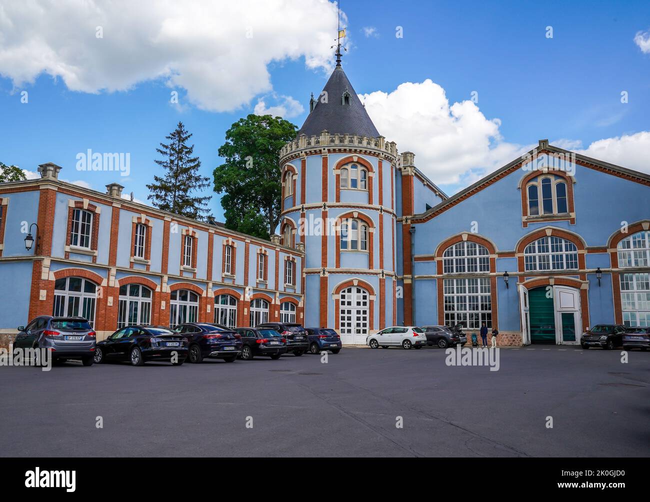 The facilities of Champagne Pommery at the wine estate and historic ...