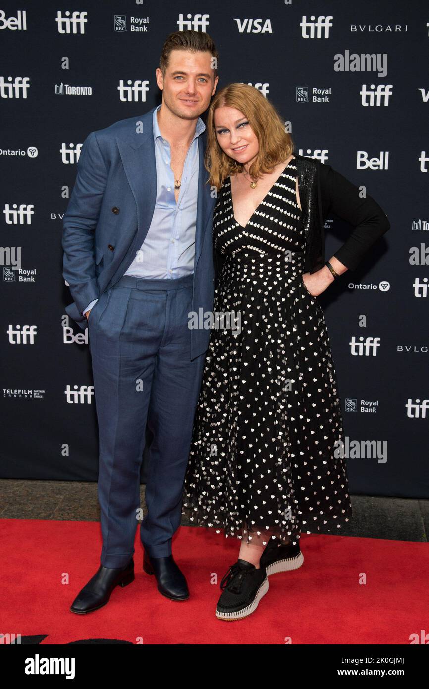 Toronto, Canada. 11th Sep, 2022. Robbie Rogers (L) and Sarah Schechter ...