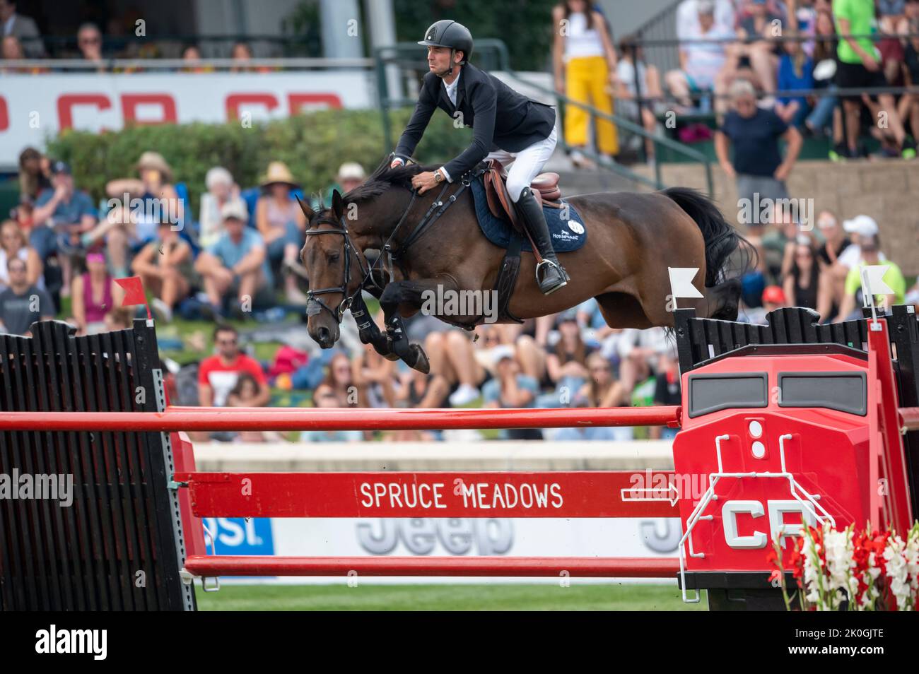 Spruce meadows 2022 venard de cerisy hi-res stock photography and ...