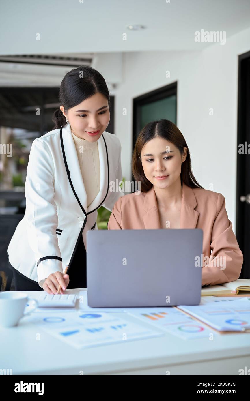 Portrait, Professional and successful Asian female manager or female ...