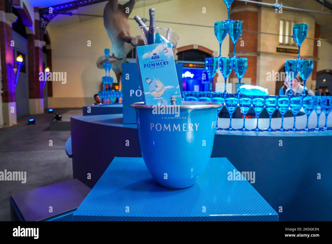 Pommery 'Royal Blue Sky' Sur Glace Champagne at the wine estate and ...