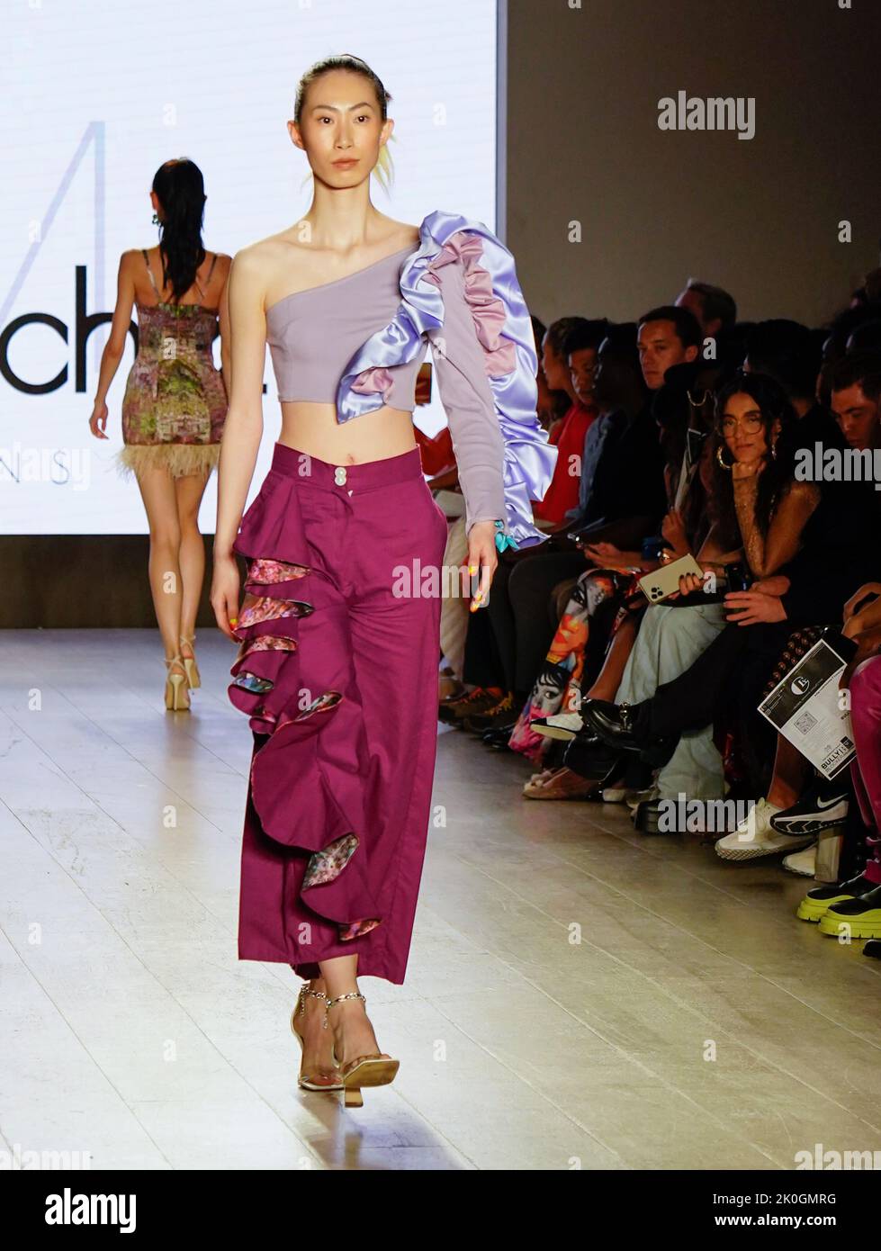 New York, USA. 11th Sep, 2022. Model on the runway Kylie Michelle ...