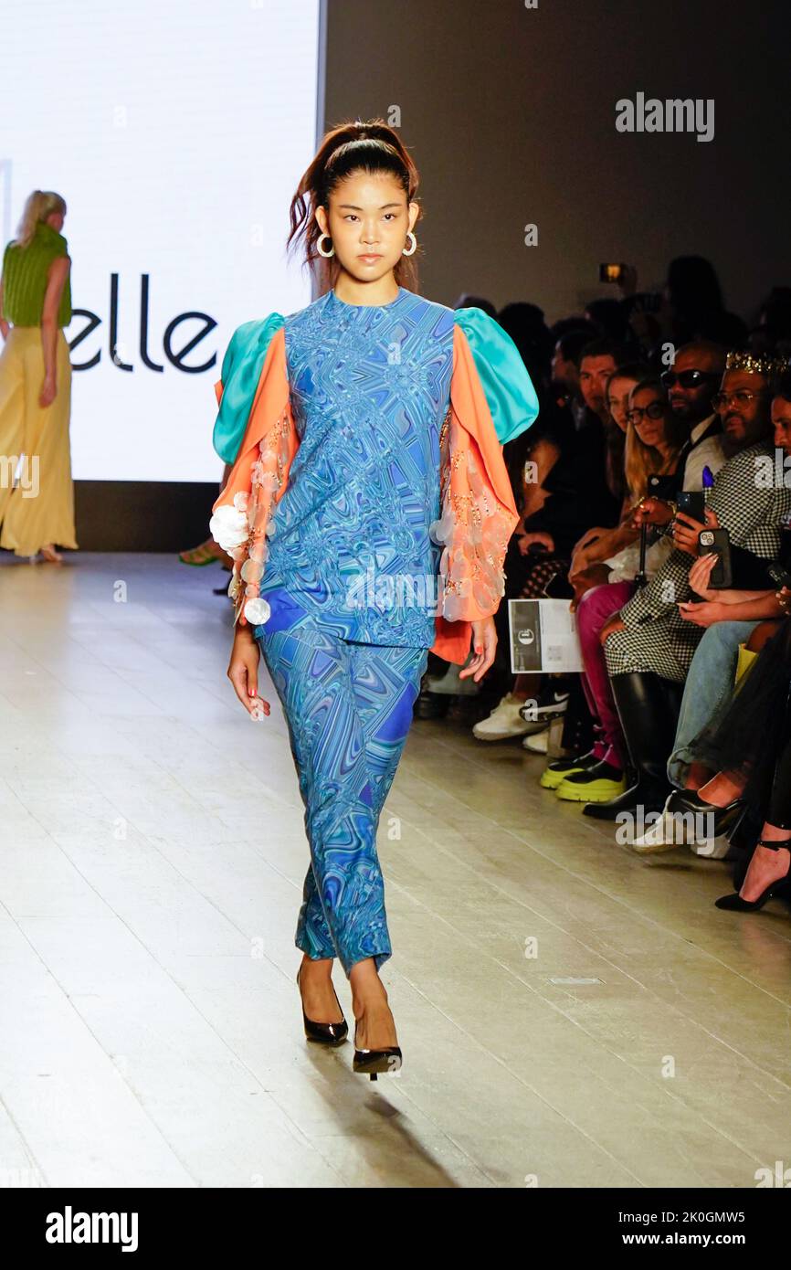 New York, USA. 11th Sep, 2022. Model on the runway Kylie Michelle ...