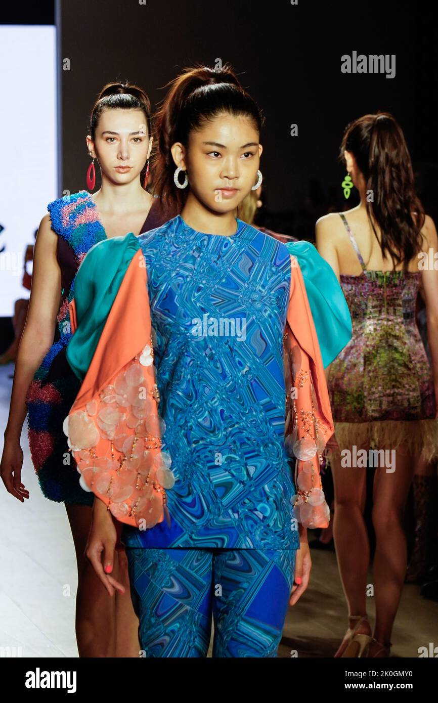 New York, USA. 11th Sep, 2022. Model on the runway Kylie Michelle ...