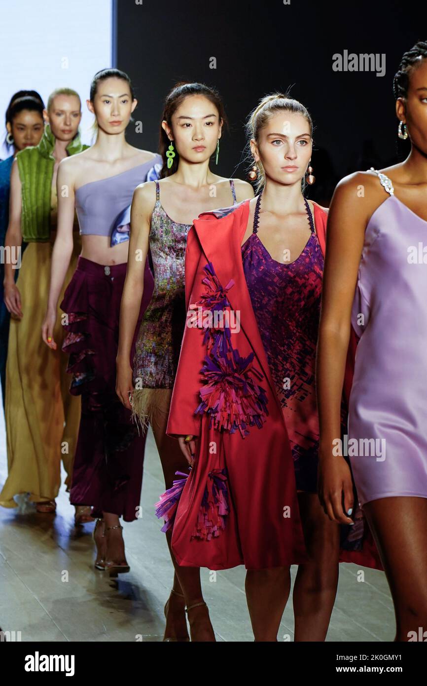 New York, USA. 11th Sep, 2022. Model on the runway Kylie Michelle ...