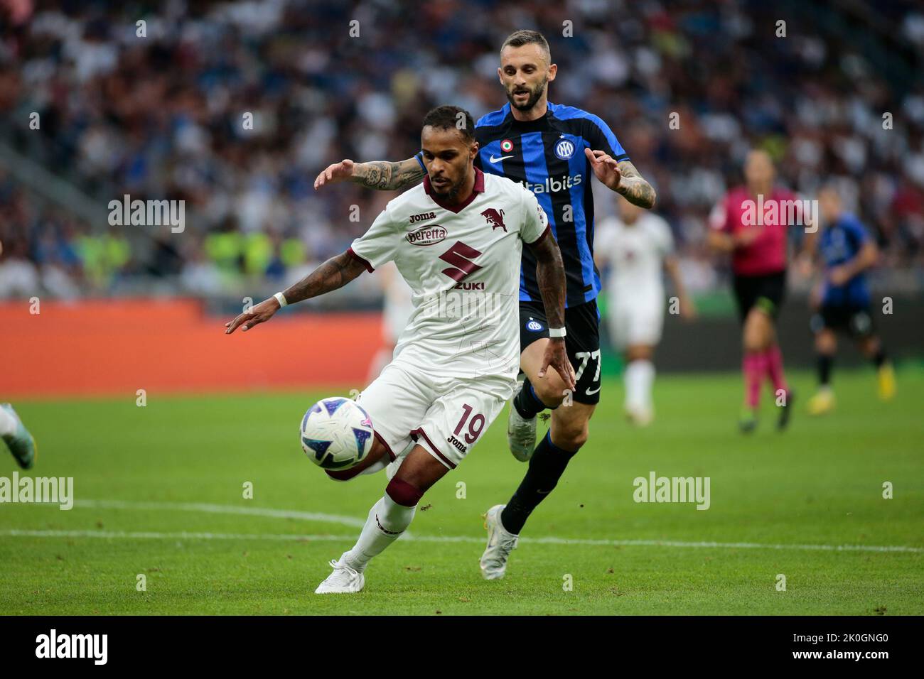 Valentino Lazaro of Torino Fc during the Italian Serie A, football ...