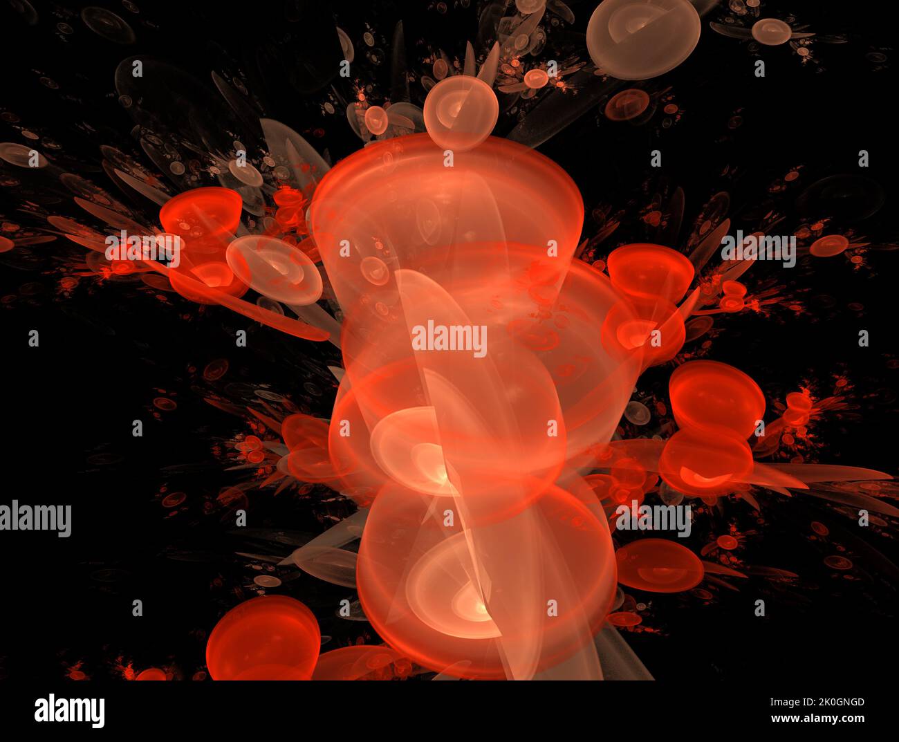 Imaginatory lush fractal texture image abstract background Stock Photo ...