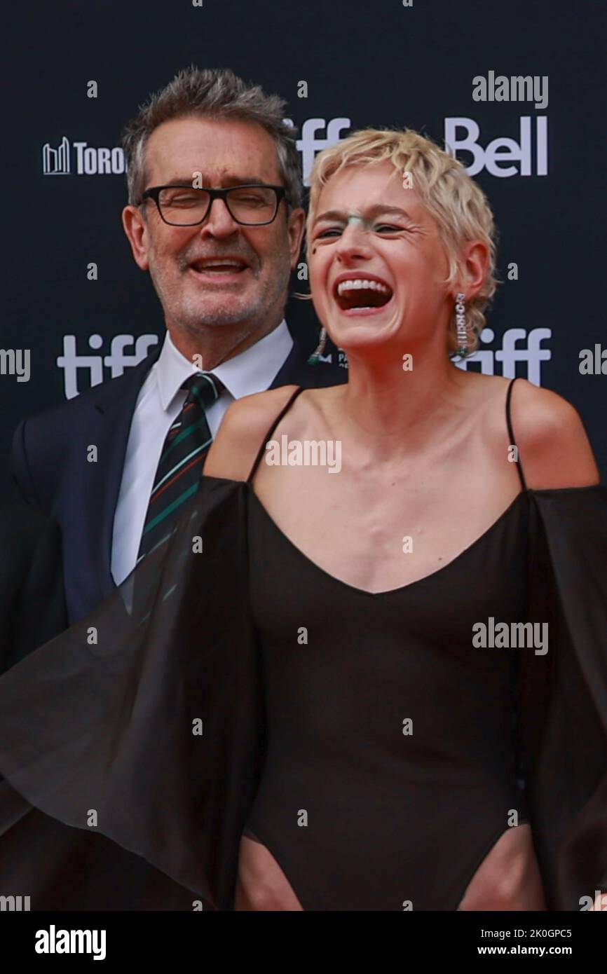 Toronto, Canada. 11th September, 2022. Emma Corrin and Rupert Everett ...