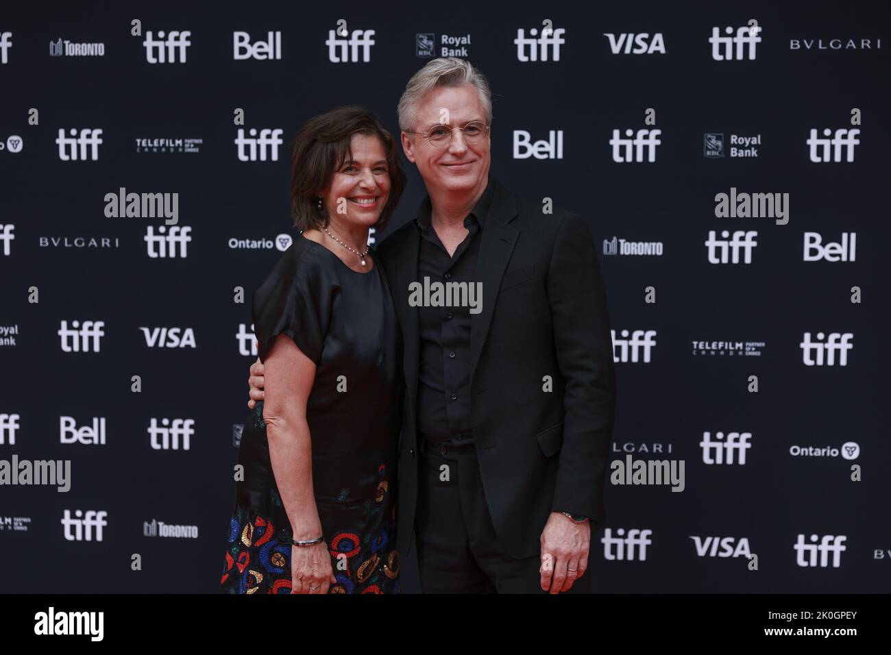Toronto, Canada. 11th September, 2022. Linus Roache and his wife ...