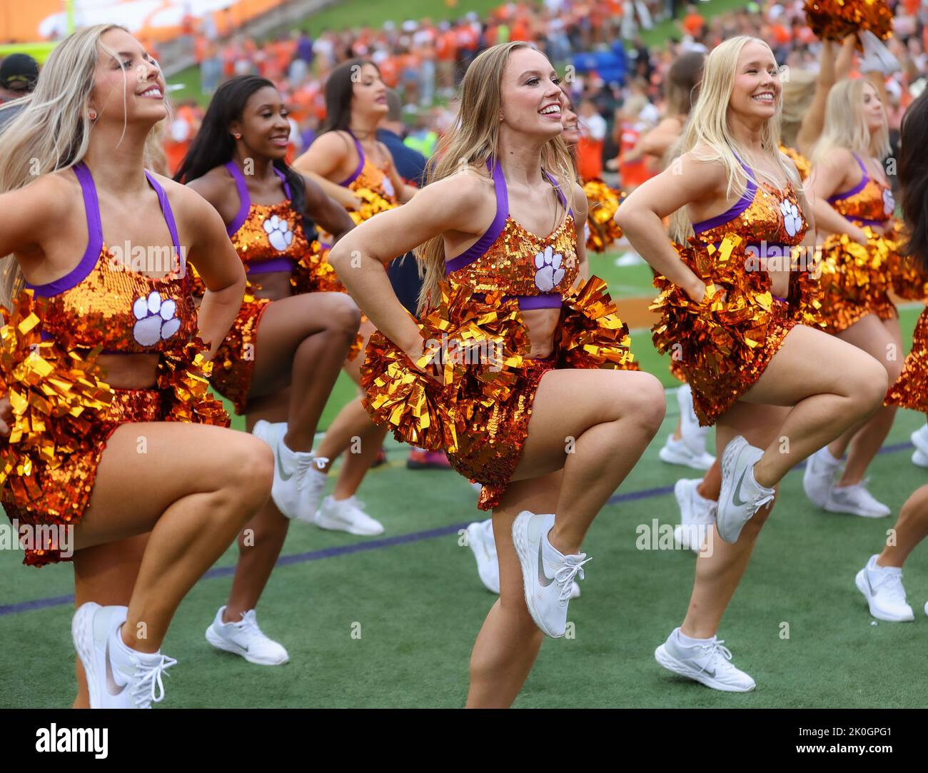 Clemson, SC, USA. 10th Sep, 2022. The Clemson Rally Cats dance prior to ...
