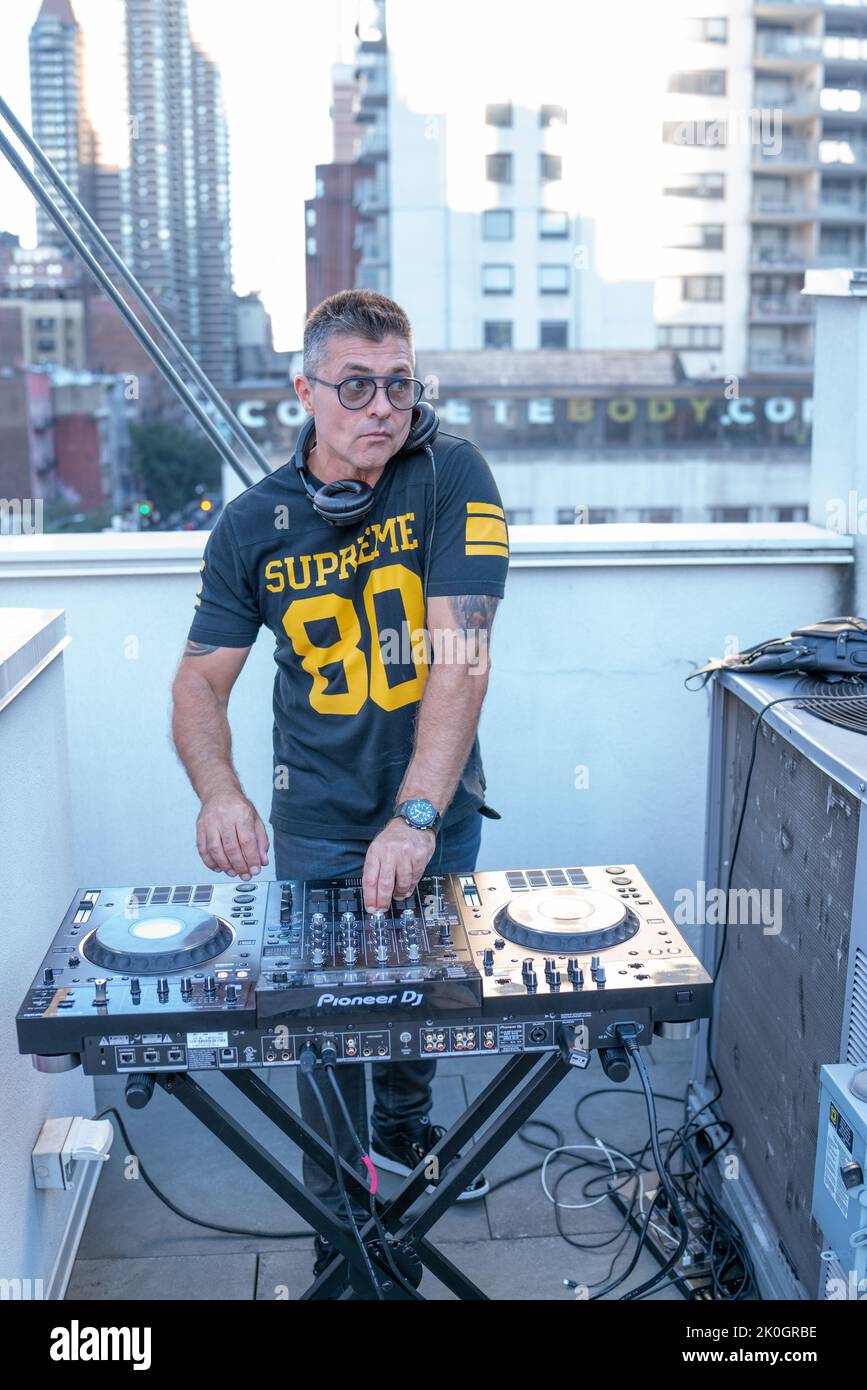 DJ Dima attends the Nabys Wielman NYFW SS23 Runway Show in New York, NY on September 8, 2022 ...