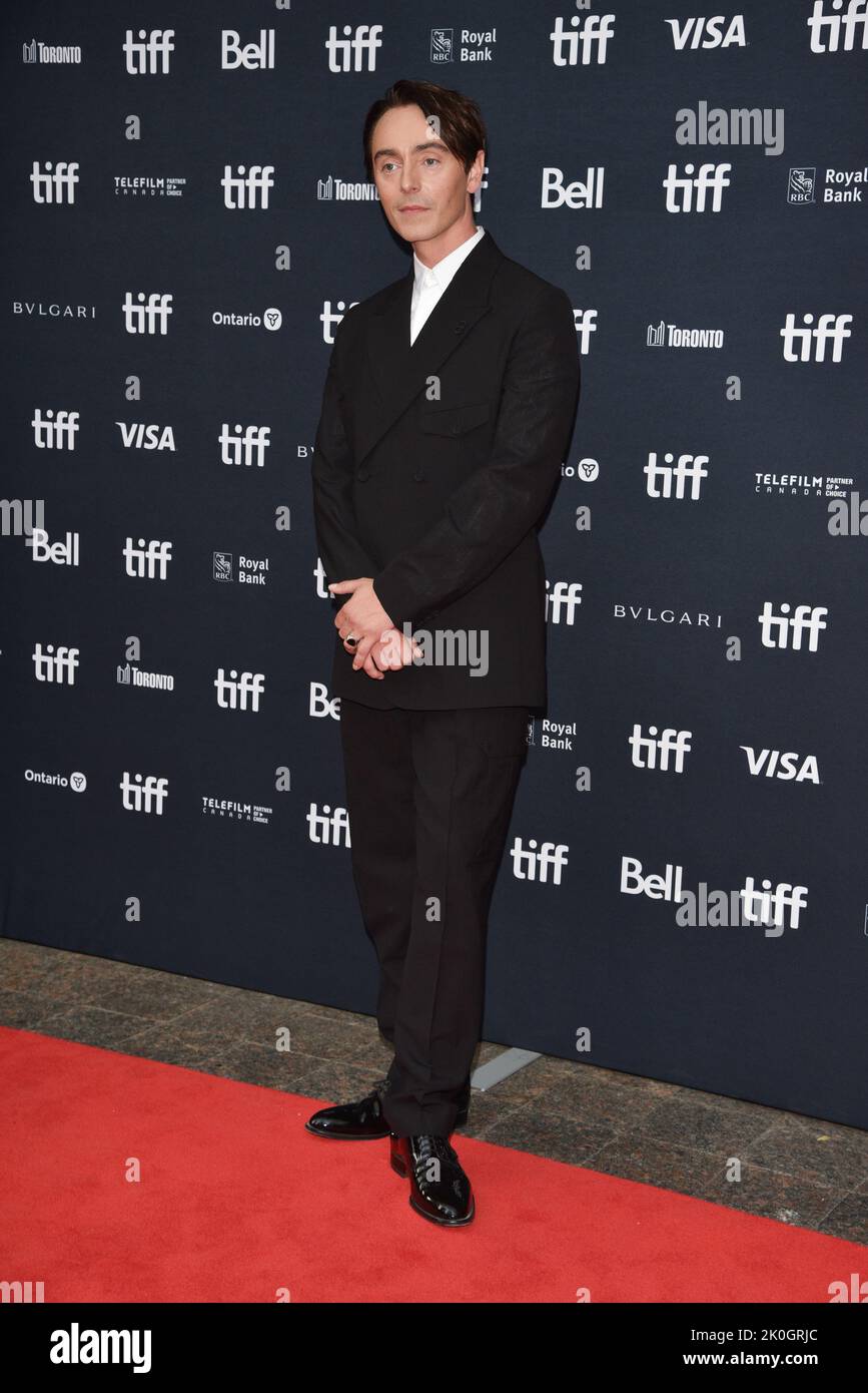 David Dawson arrives at the premiere of My Policeman during the 2022 ...