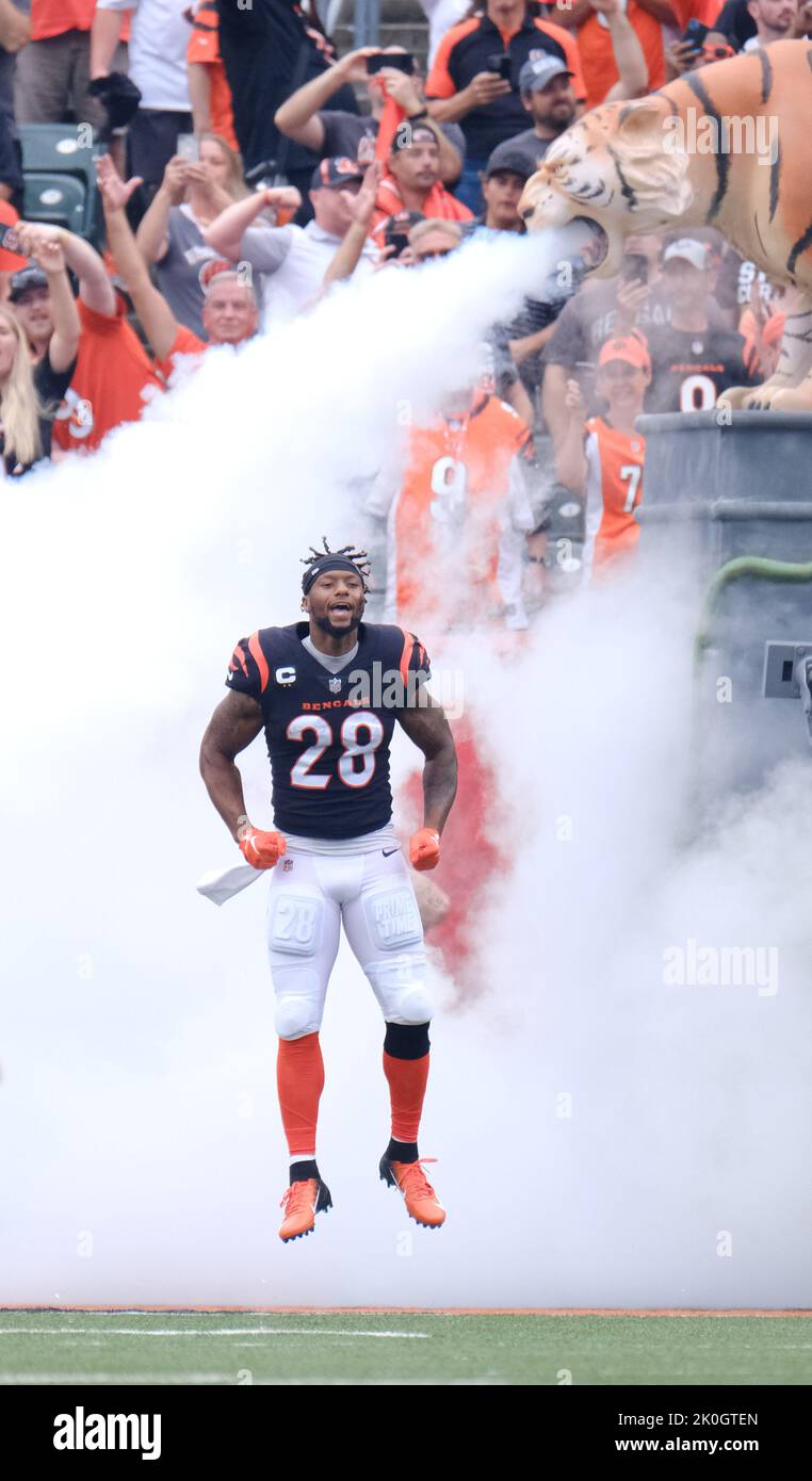 Cincinnati, Ohio, USA. Paycor Stadium. 11th Sep, 2022. Joe Mixon #28 ...