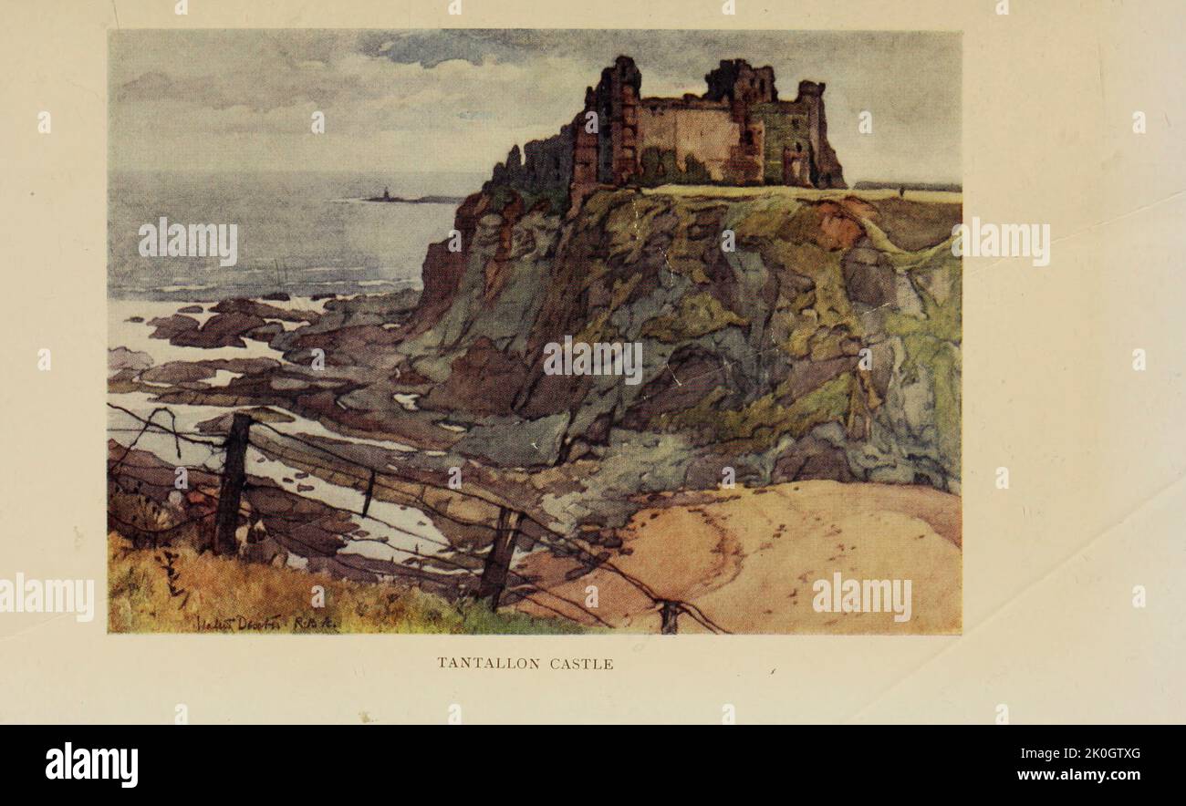 Berwick castle drawing hi-res stock photography and images - Alamy